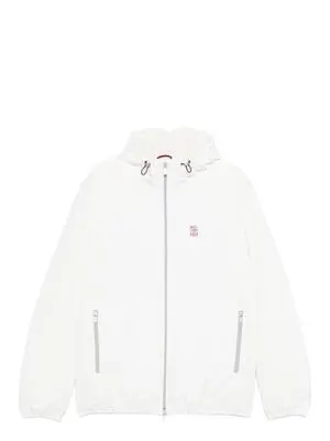 Brunello Cucinelli Nylon Blouson Jacket - White