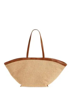 REFORMATION Lucia Raffia Tote