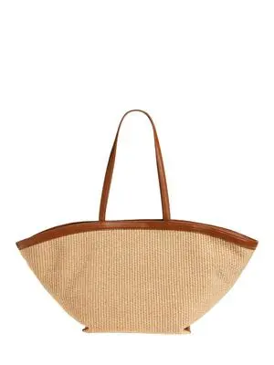 REFORMATION Lucia Raffia Tote Raffia