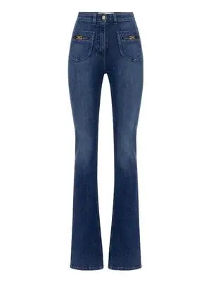 Elisabetta Franchi With Jewel Logo - Denim