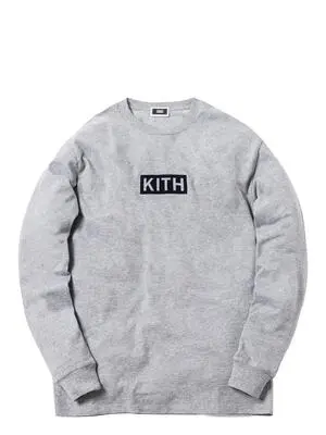 Kith Classic Logo Long-sleeve T-shirt - Grey