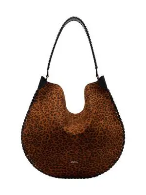 Isabel Marant Oskan Soft Suede Shoulder Bag - Brown