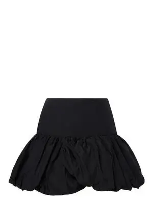 Remain Birger Christensen Gathered Peplum Miniskirt - Black