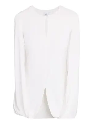 Rosetta Getty Folded Cape Top - White