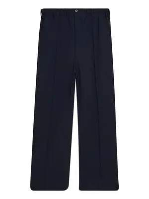 Marni Wool High-waisted Flare Pants - Midnight/b