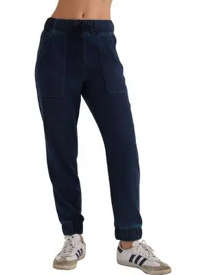 Bella Dahl Pocket Joggers - Midnight Rinse Print