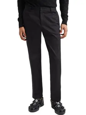 Dolce & Gabbana Cotton Stretch Gabardine Trousers - N0000 Nero