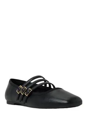 CALL IT SPRING BY ALDO Kamelie Mary Jane Flat - Open Black