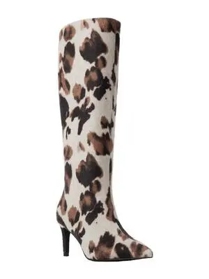 CALL IT SPRING BY ALDO Rhodde Pointed Toe Knee High Boot - Bone Multi