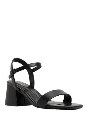 CALL IT SPRING BY ALDO Square Toe Ankle Strap Sandals - Open Black