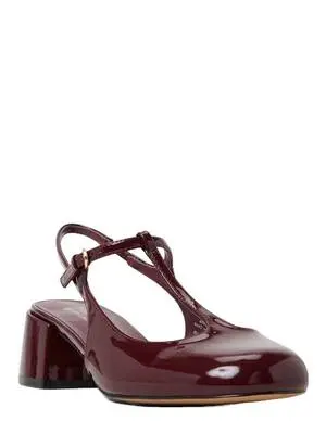 CALL IT SPRING BY ALDO Tiiana Slingback T-strap Pumps - Bordo