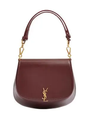 Saint Laurent Mini Voltaire Box Bag - Rouge Cabernet