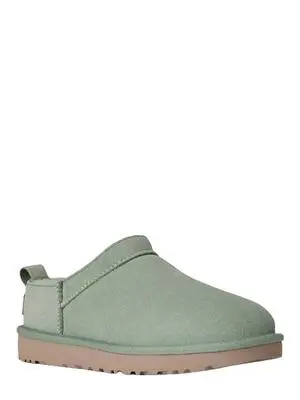 UGG Classic Micro Shearling Lined Slip-On Artichoke