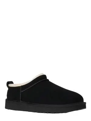 UGG Classic Micro Shearling Lined Slip-On Black