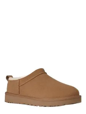 UGG Classic Micro Shearling Lined Slip-On Chestnut