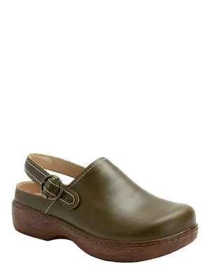 ALEGRIA BY PG LITE Olie Slingback Platform Clog Oliva