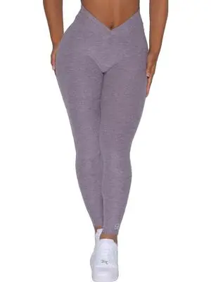 BOMBSHELL SPORTSWEAR V Active Leggings - Lilac Grey