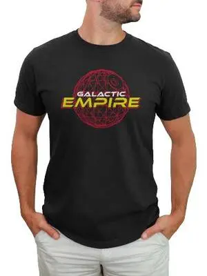 STAR WARS Galactic Empire Death Star Graphic T-shirt - Black