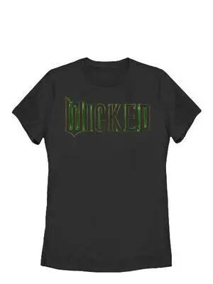 WICKED Official Logo Graphic T-shirt - Black Classic Logo