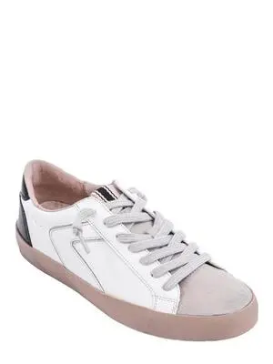 SHU SHOP Robbie Lace-Up Sneakers Black And White
