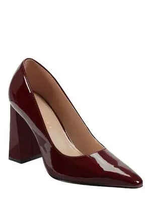 Marc Fisher Minny Pointed Toe Pump - Dark Red