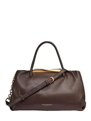 Donna Karan New York Poplin Satchel - Umber