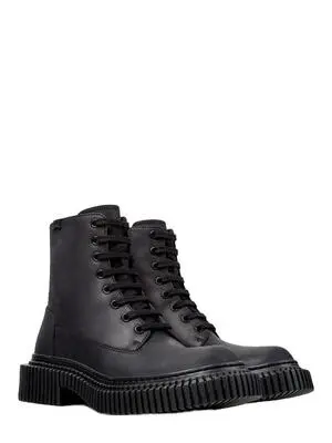 Camper Pix Berlin Combat Boots - Black