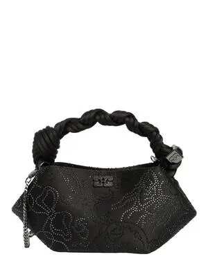 GANNI Mini Bou Sequin Crossbody Bag - Black