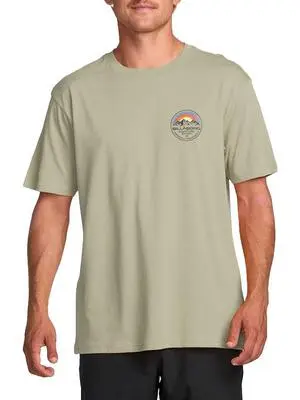 BILLABONG Rockies A/div Short Sleeve Graphic T-shirt - Sage Heather