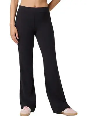 FLORENCE BY MILLS Sporty Terry Flare Pants - Black