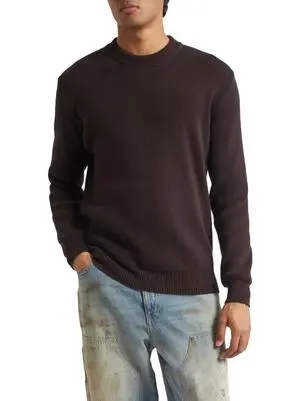 GOLDEN GOOSE Journey Crewneck Sweater - Black Coffee
