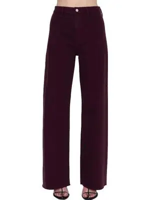 PISTOLA Penny Wide Leg Utility Jeans - Claret