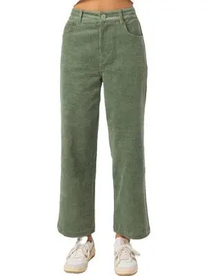 O'Neill Langford High-waist Corduroy Pants - Sea Spray