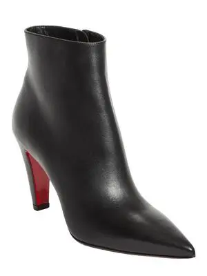 CHRISTIAN LOUBOUTIN Vibella Pointed Toe Bootie - Black