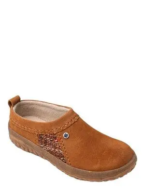 Minnetonka Tamarra Fleece Lined Slipper Brown