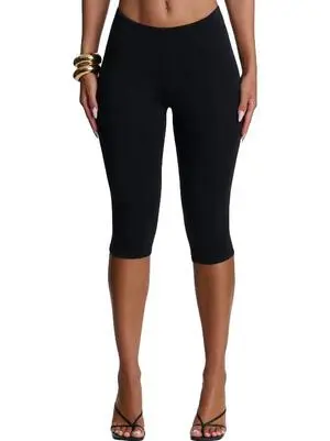 Naked Wardrobe Capri Leggings Black