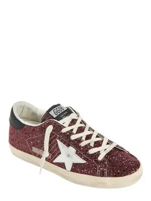 GOLDEN GOOSE Super-Star Glitter Low Top Sneaker