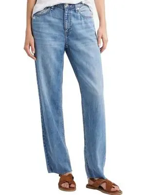 Rag & Bone Featherweight Dre Low Rise Baggy Boyfriend Jeans - Orion