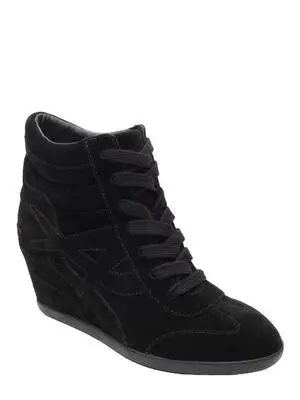 Ash Boradia Wedge Sneakers Black