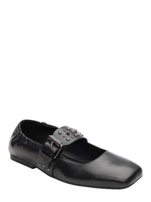 Ash Beverly Mary Jane Flat Black