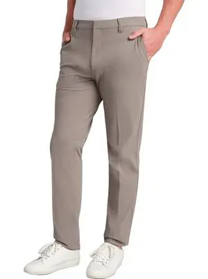RHONE Commuter Pro Slim Fit Trousers Foggy Taupe