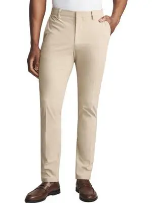 RHONE Commuter Pro Slim Fit Trousers - Light Khaki