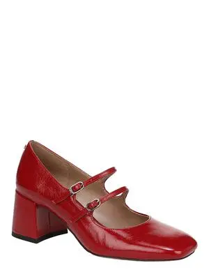 Sam Edelman Sarah Mary Jane Pumps Deep Scarlet