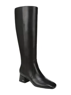Sam Edelman Porter Knee High Boot - Black Leather