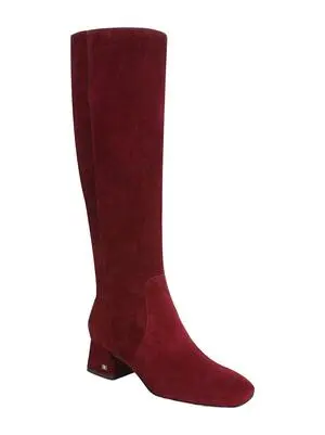 Sam Edelman Porter Knee High Boot French Merlot Suede