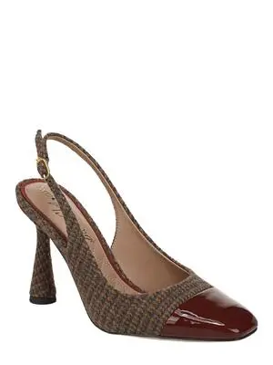 Sam Edelman Essa Slingback Pumps Brown Multi