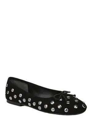 Sam Edelman Alie Stud Ballerina Flat - Black