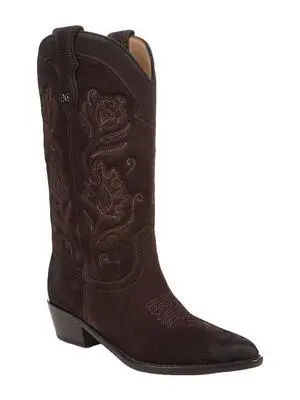 Sam Edelman Rue Western Boots - Cafe Noir