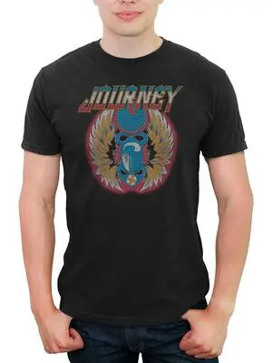 JOURNEY Freedom Symbol Graphic T-shirt - Black