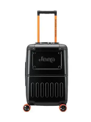 JEEP 19-inch Hardside Expandable Carry-on Luggage With Spinner Wheels - Black